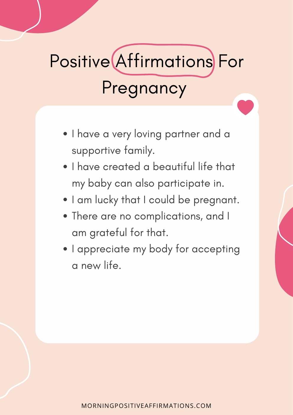 100+ Positive Affirmations For Pregnancy